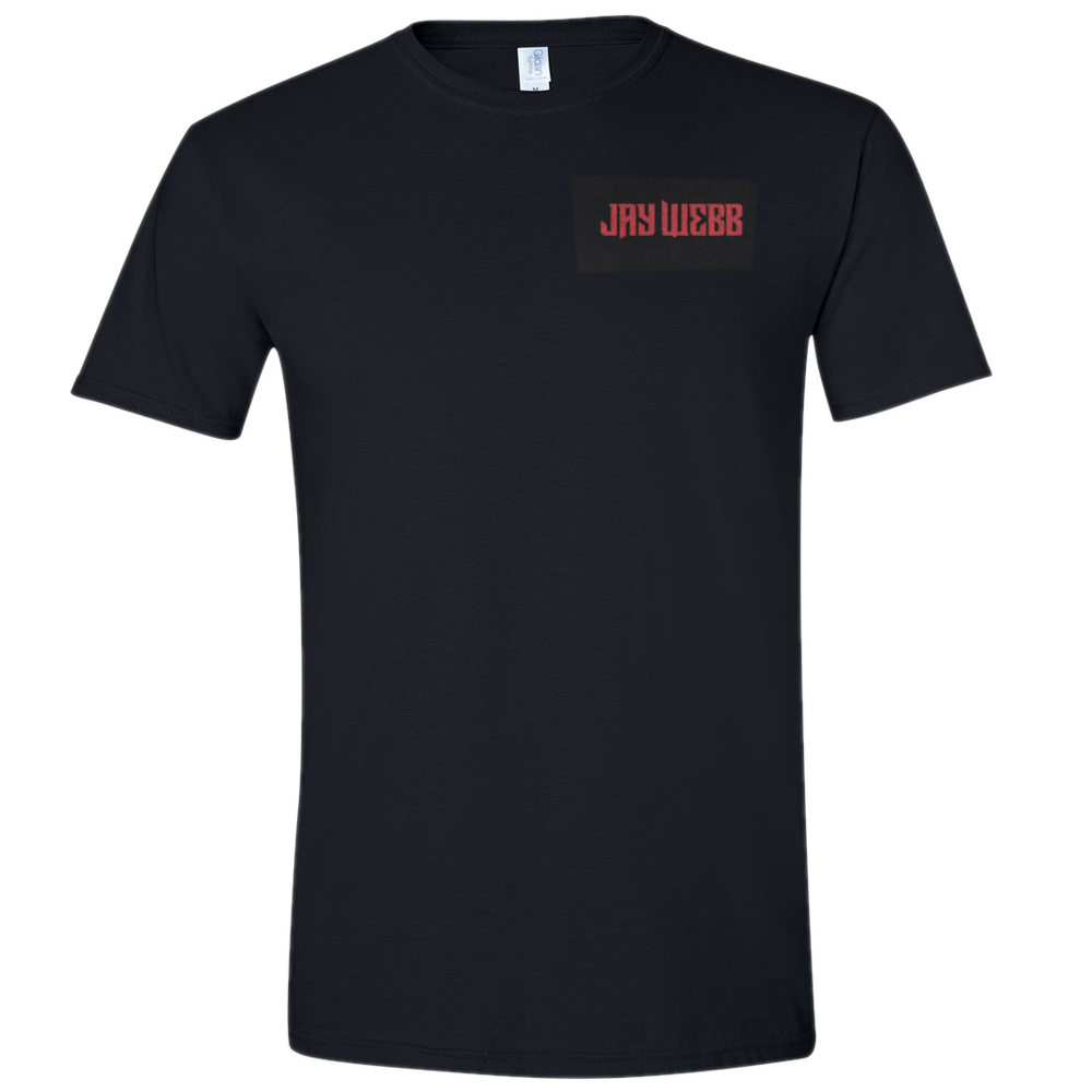 I'll Be in the Sticks Getting Stoned Black Tee – Jay Webb Music